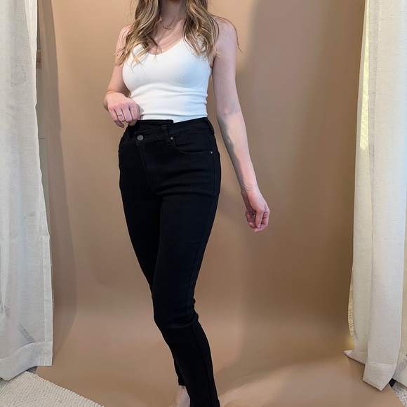 RISEN DENIM | Jeans | Nwt Risen La Black Denim Skinny Jeans Highwaisted ...